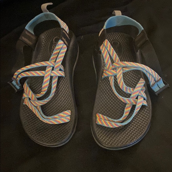 Chaco | Shoes | Chaco Kids Sandals With Multicolor Straps | Poshmark